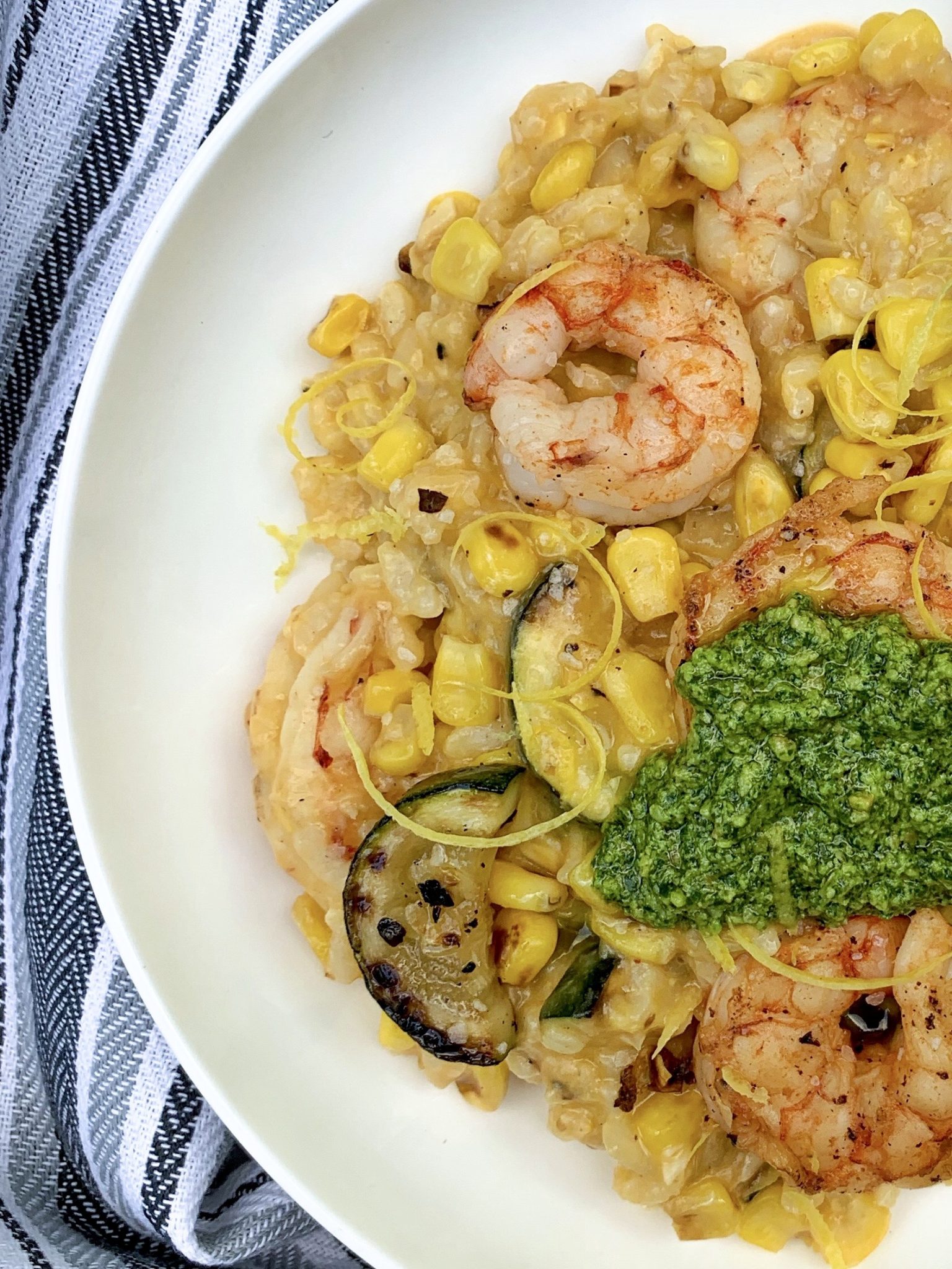 Summer Shrimp and Corn Risotto - thechowdown