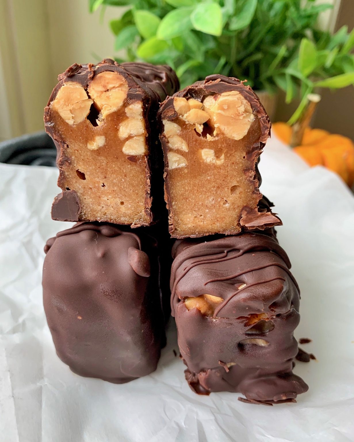 Healthy Homemade Snickers Bars (Vegan) - thechowdown