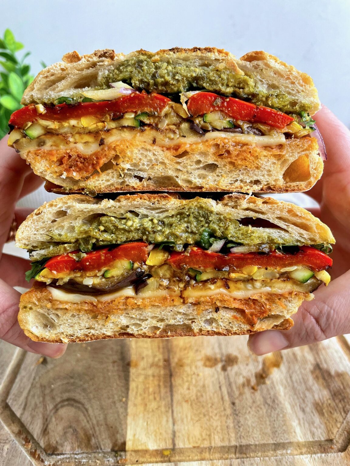 Grilled Vegetable Panini - thechowdown